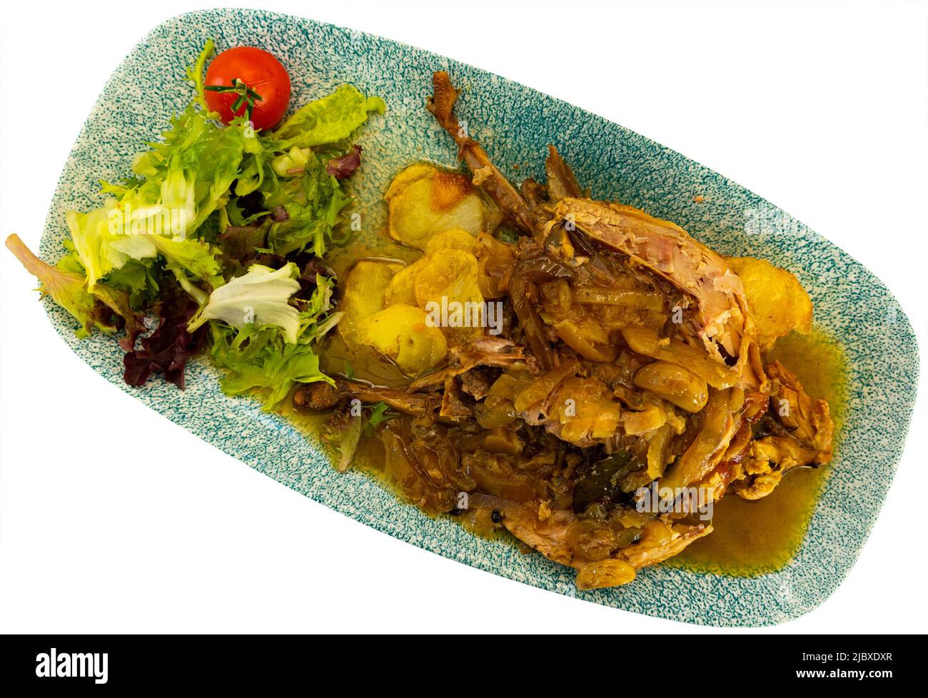 Perdiz a la toledana, cuisine of Toledo Stock Photo - Alamy