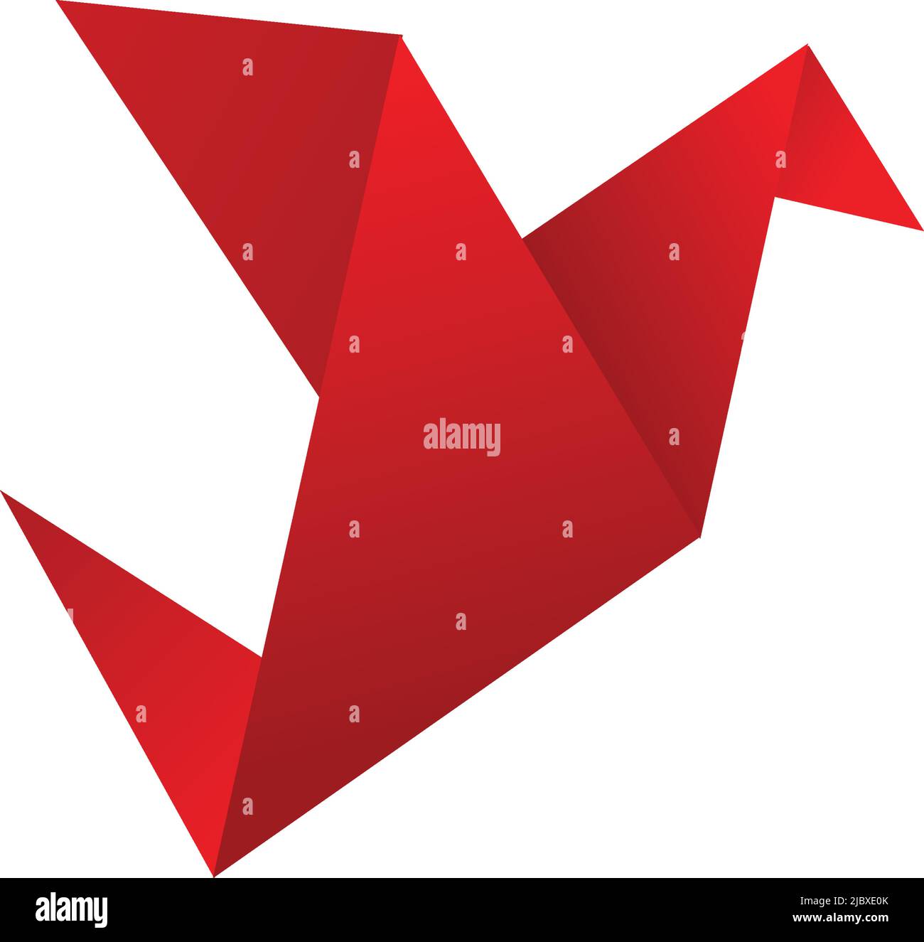 Bird origami logo design inspiration vector template Stock Vector Image ...