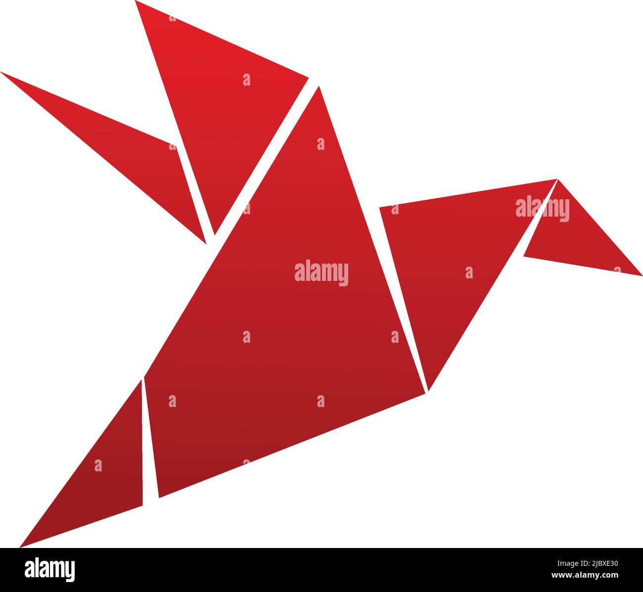 Bird origami logo design inspiration vector template Stock Vector Image ...