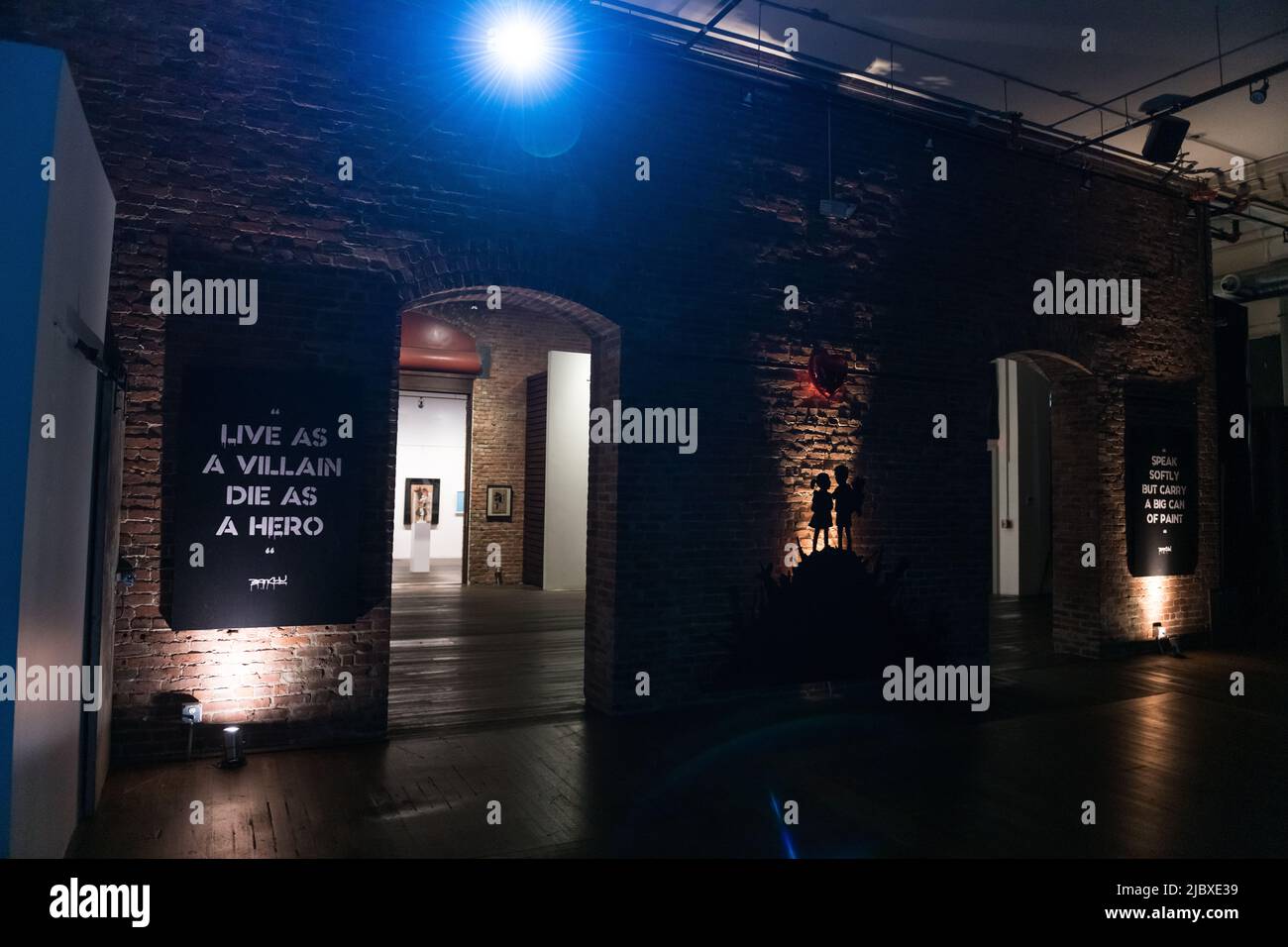 Seattle, USA. 8 Jun, 2022. BanksyLand Unauthorized and Unmasked. The ...