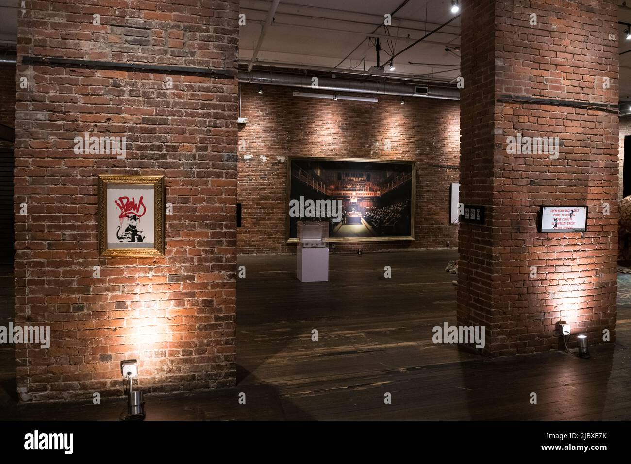 Seattle, USA. 8 Jun, 2022. BanksyLand Unauthorized and Unmasked. The ...