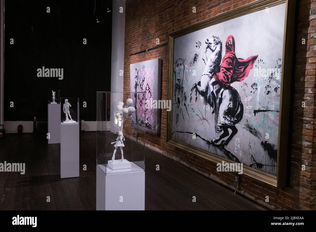 Seattle, USA. 8 Jun, 2022. BanksyLand Unauthorized and Unmasked. The ...