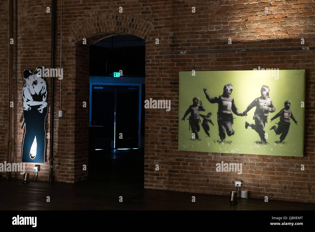 Seattle, USA. 8 Jun, 2022. BanksyLand Unauthorized and Unmasked. The ...