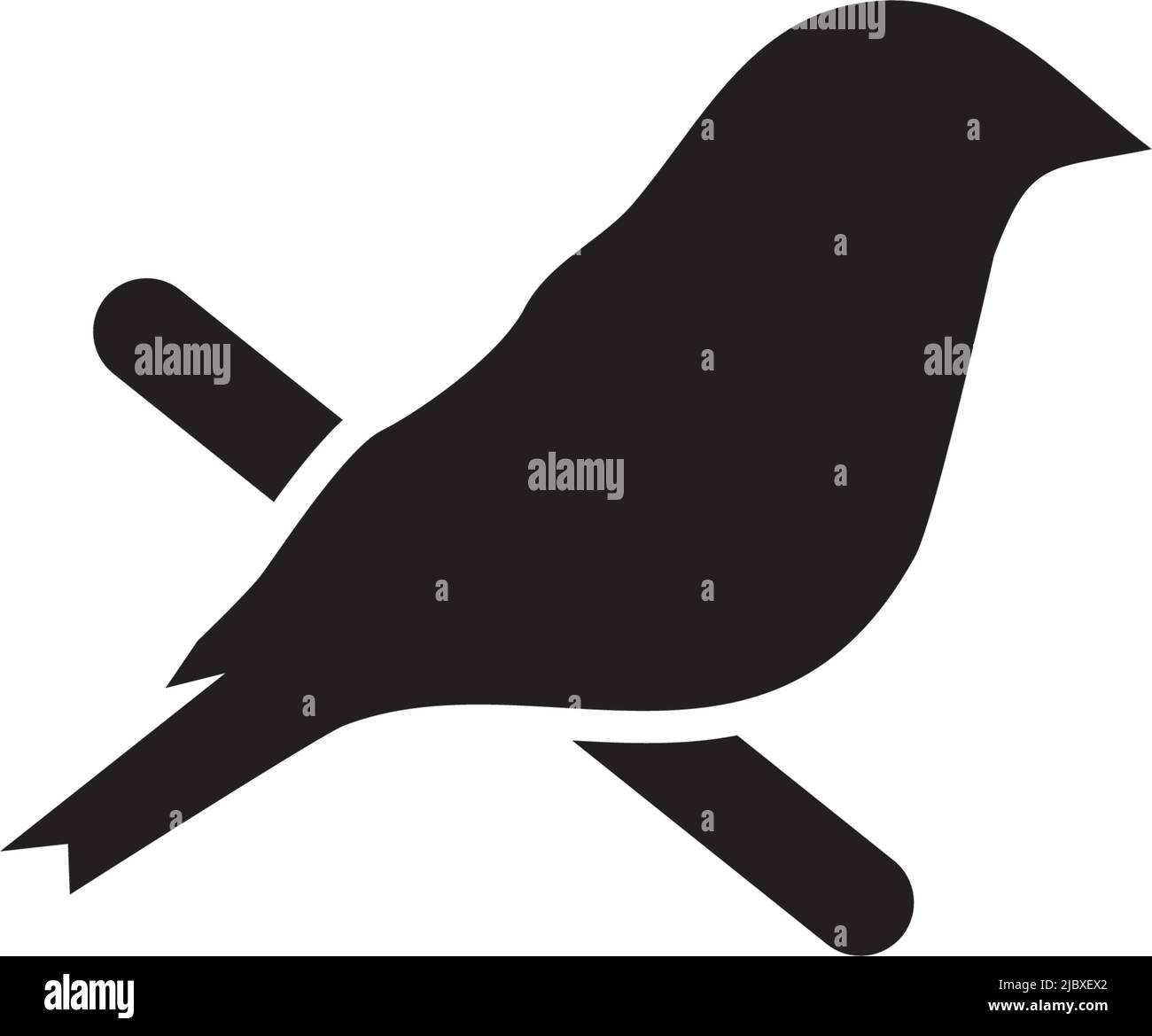 Bird icon logo design vector illustration template Stock Vector Image ...