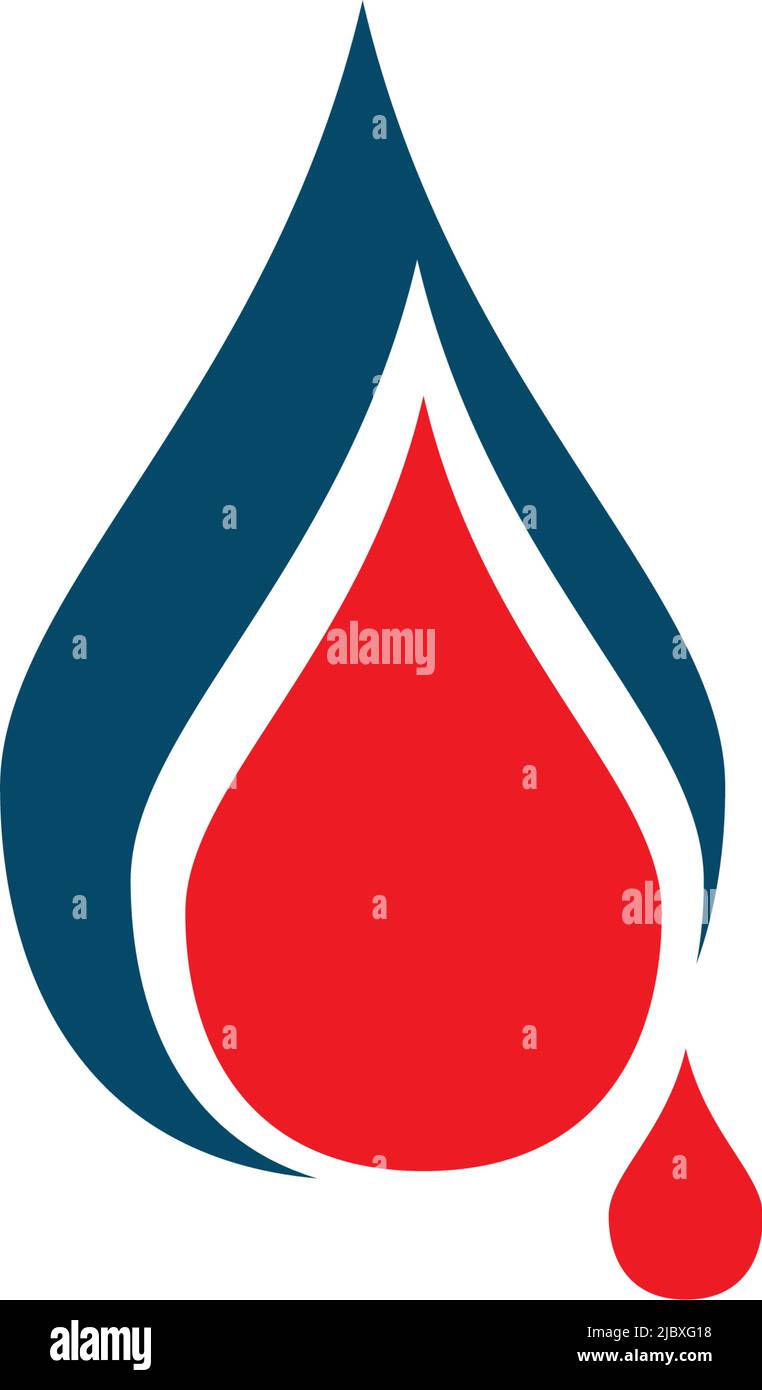 Blood icon logo design vector template Stock Vector Image & Art - Alamy