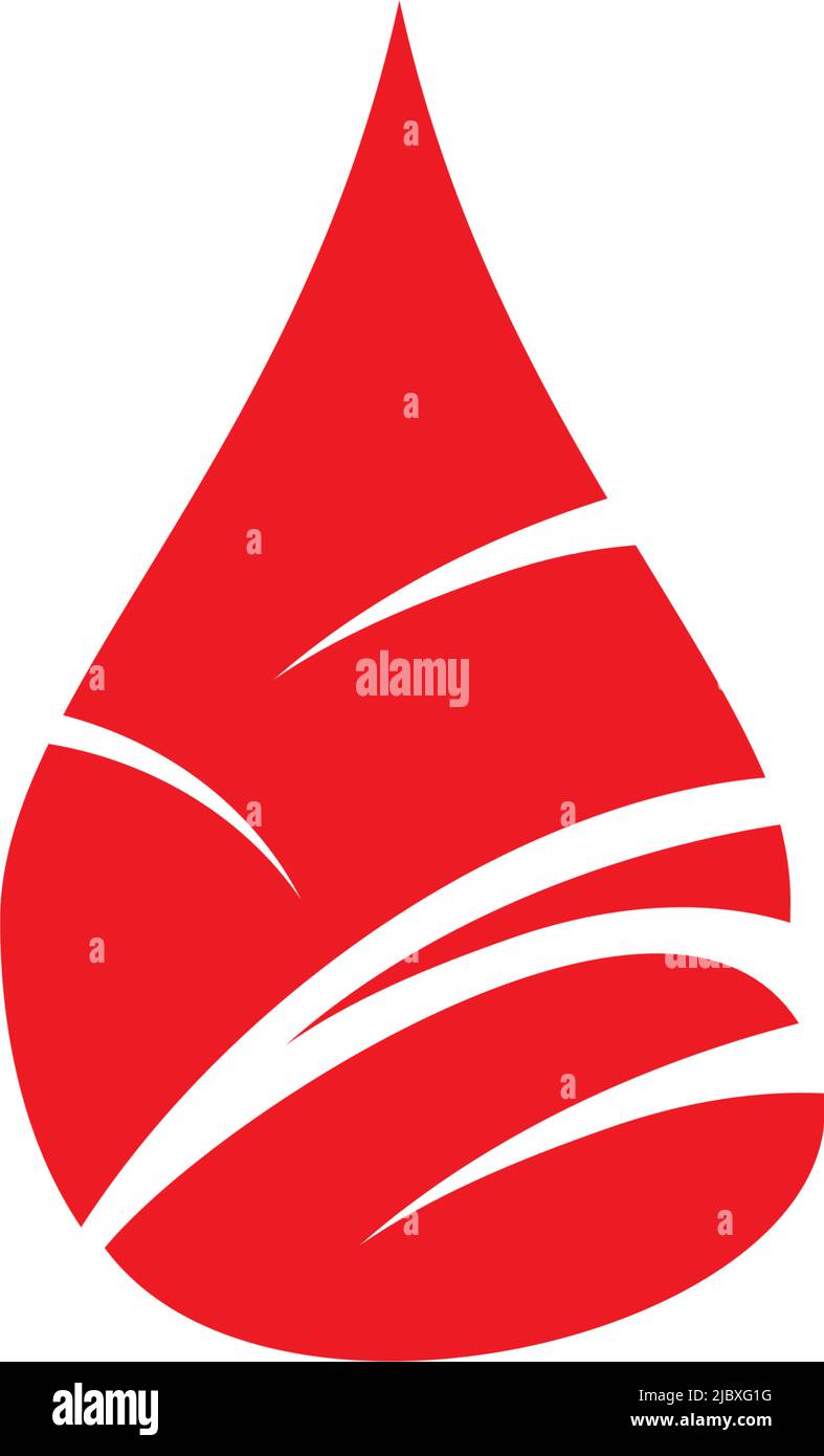 Blood icon logo design vector template Stock Vector Image & Art - Alamy