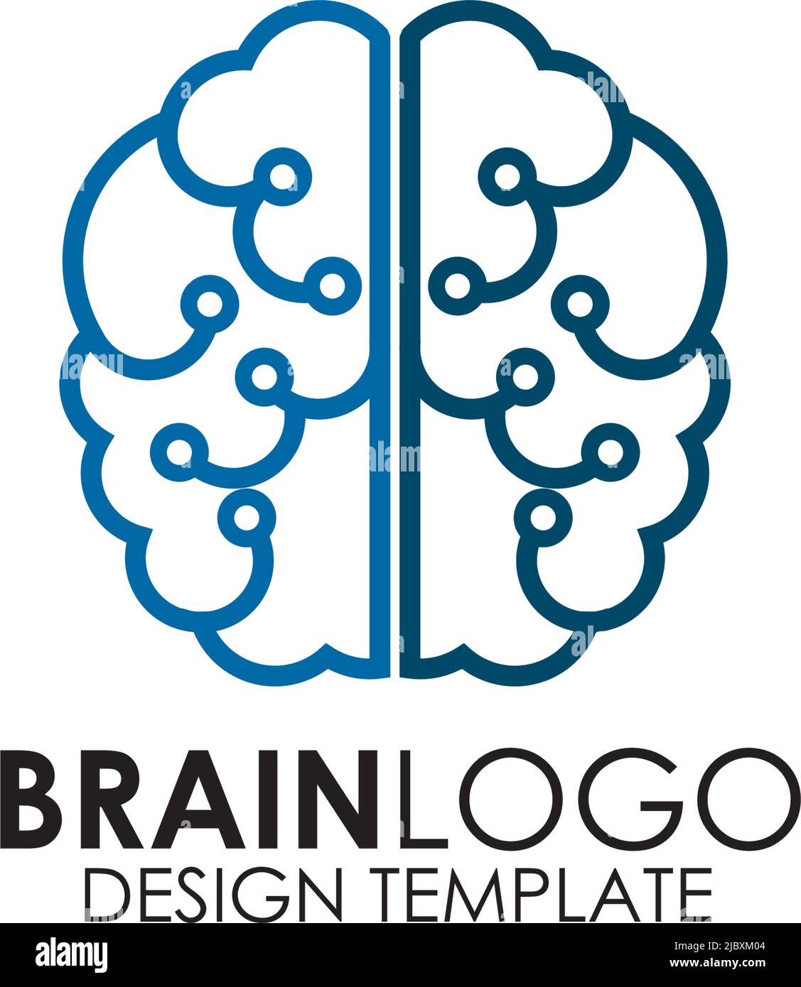 Brain logo design inspiration vector template Stock Vector Image & Art ...