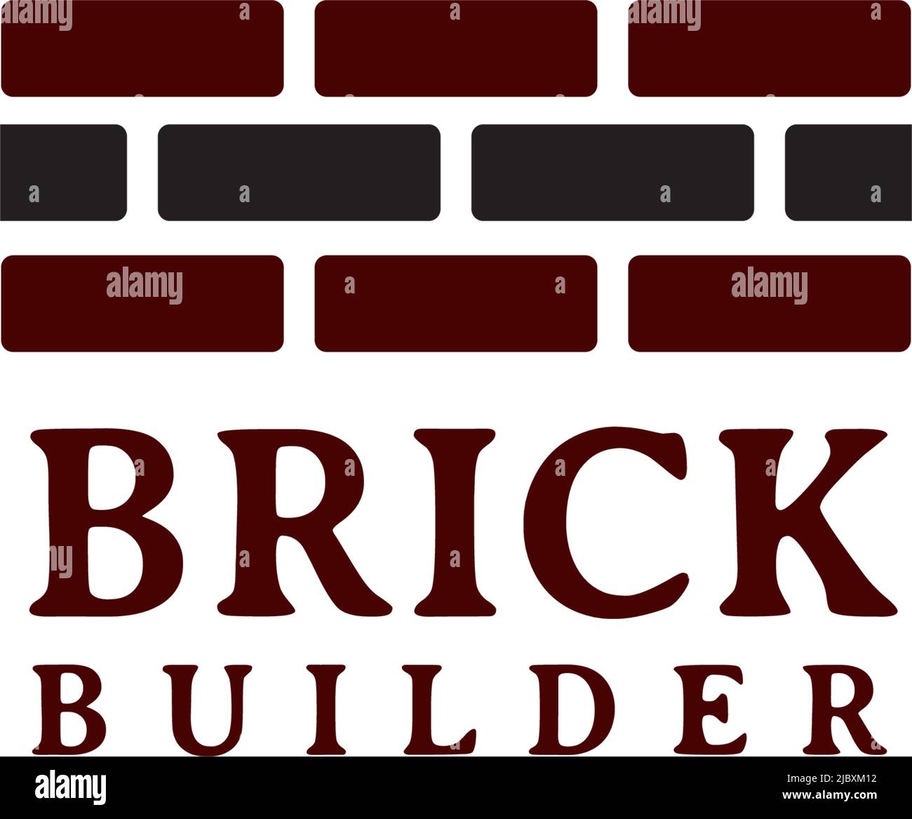 Brick and tile company logo design inspiration vector template Stock ...