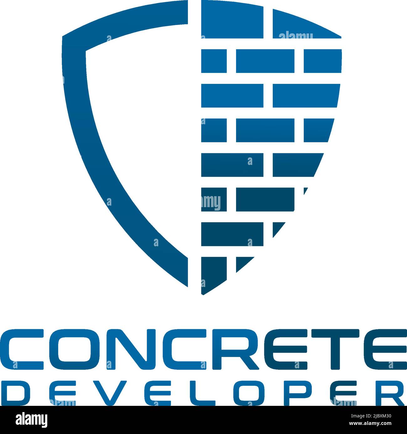 Brick and tile company logo design inspiration vector template Stock ...