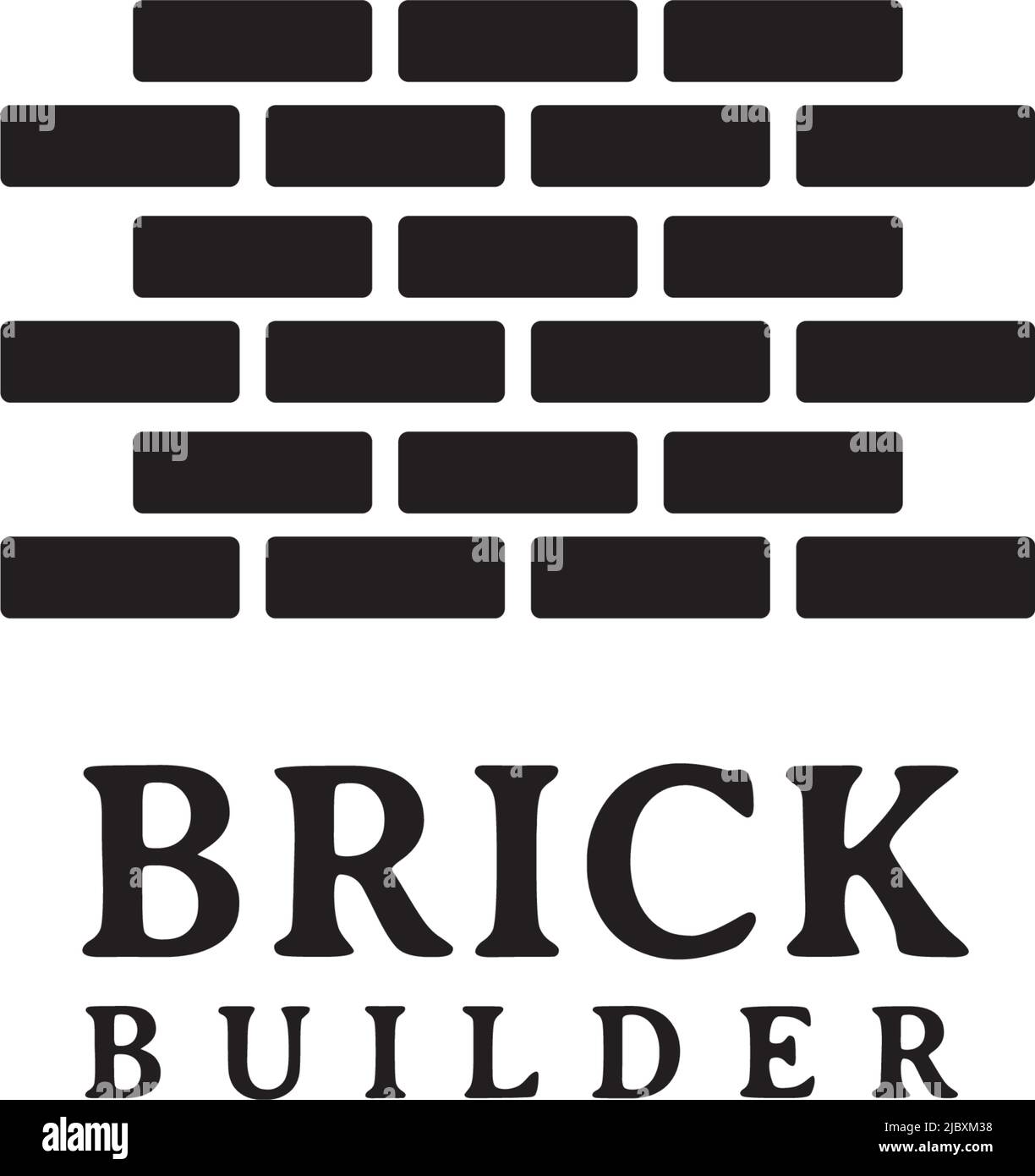 Brick and tile company logo design inspiration vector template Stock ...
