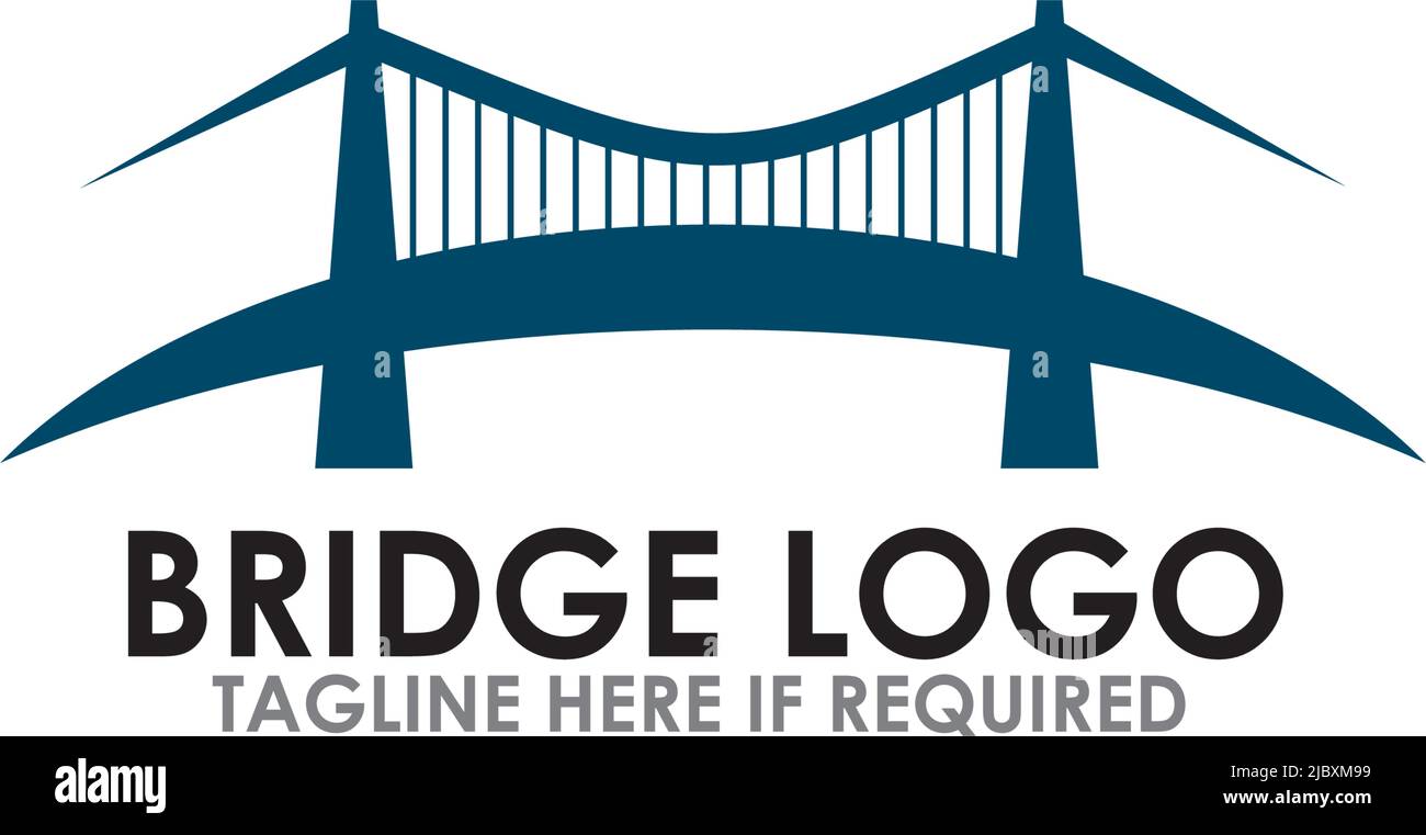 Bridge icon logo design inspiration vector template Stock Vector Image ...