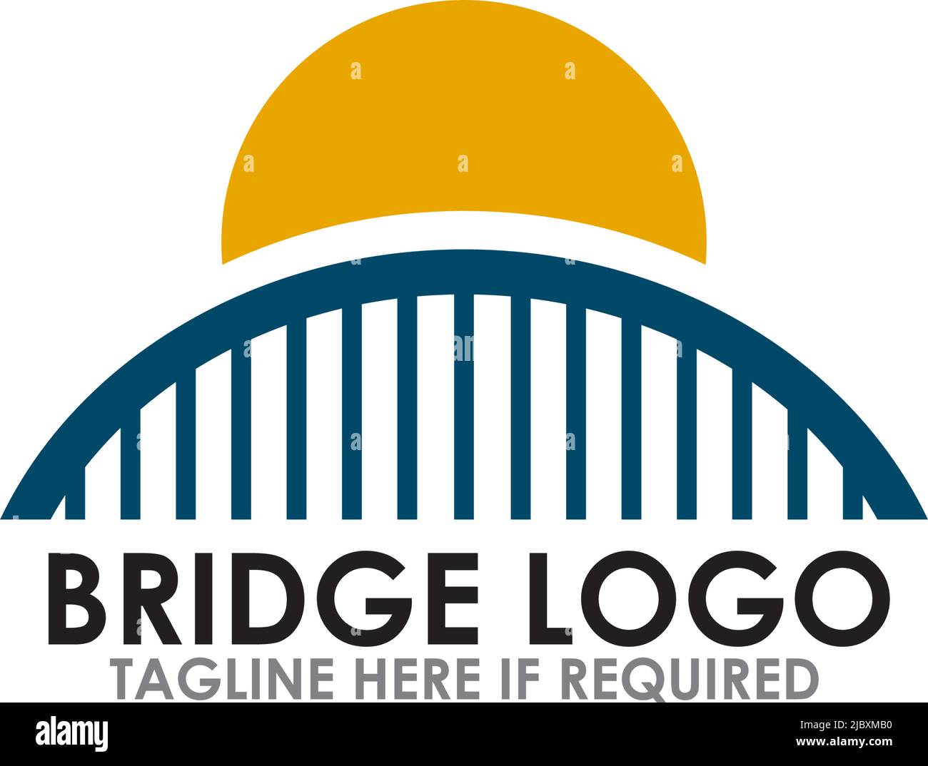Bridge icon logo design inspiration vector template Stock Vector Image ...
