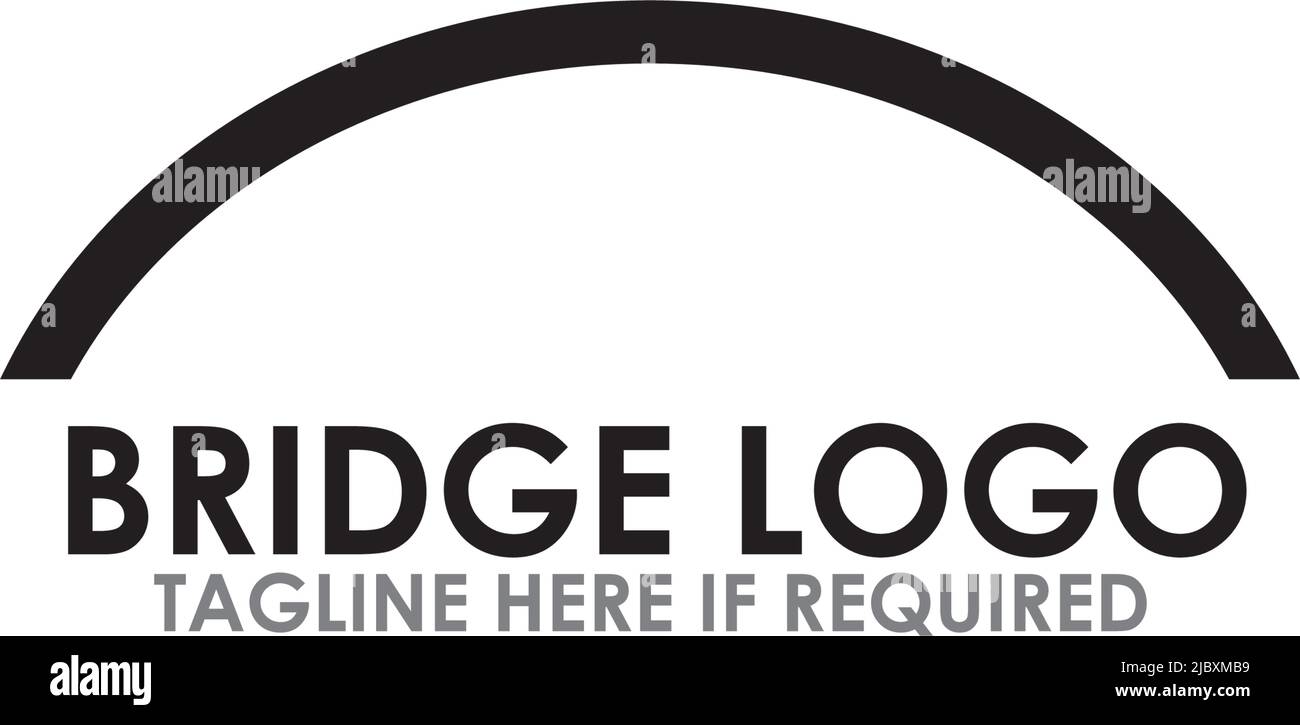 Bridge icon logo design inspiration vector template Stock Vector Image ...