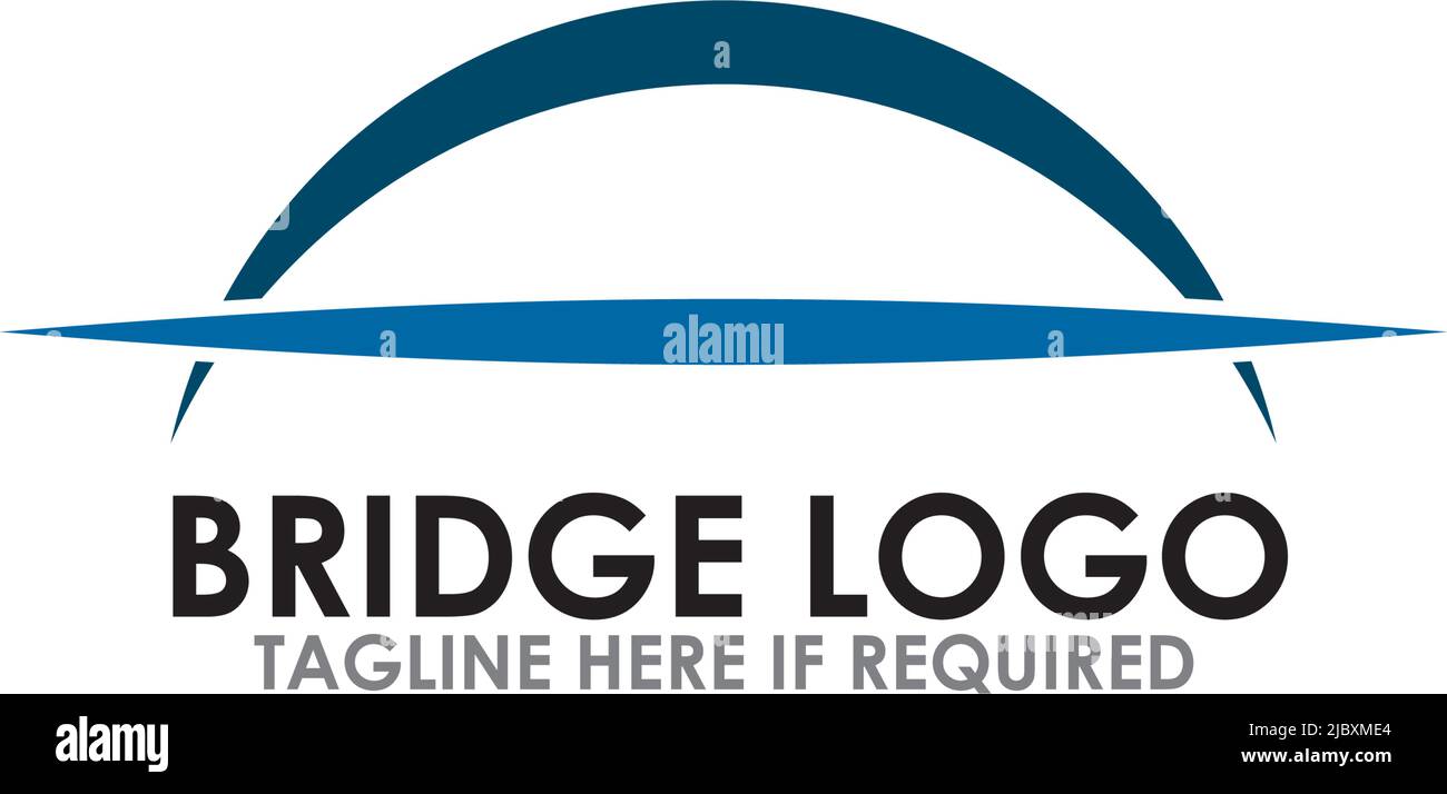 Bridge icon logo design inspiration vector template Stock Vector Image ...