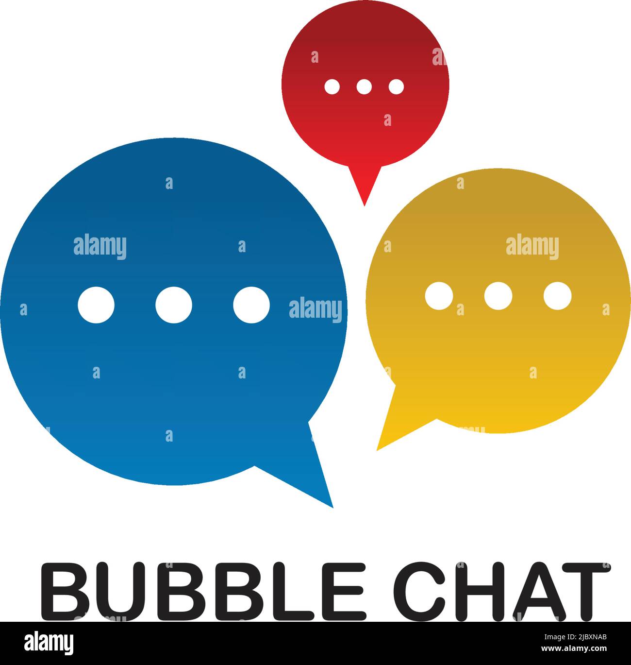 Bubble chat logo icon design inspiration vector template Stock Vector ...