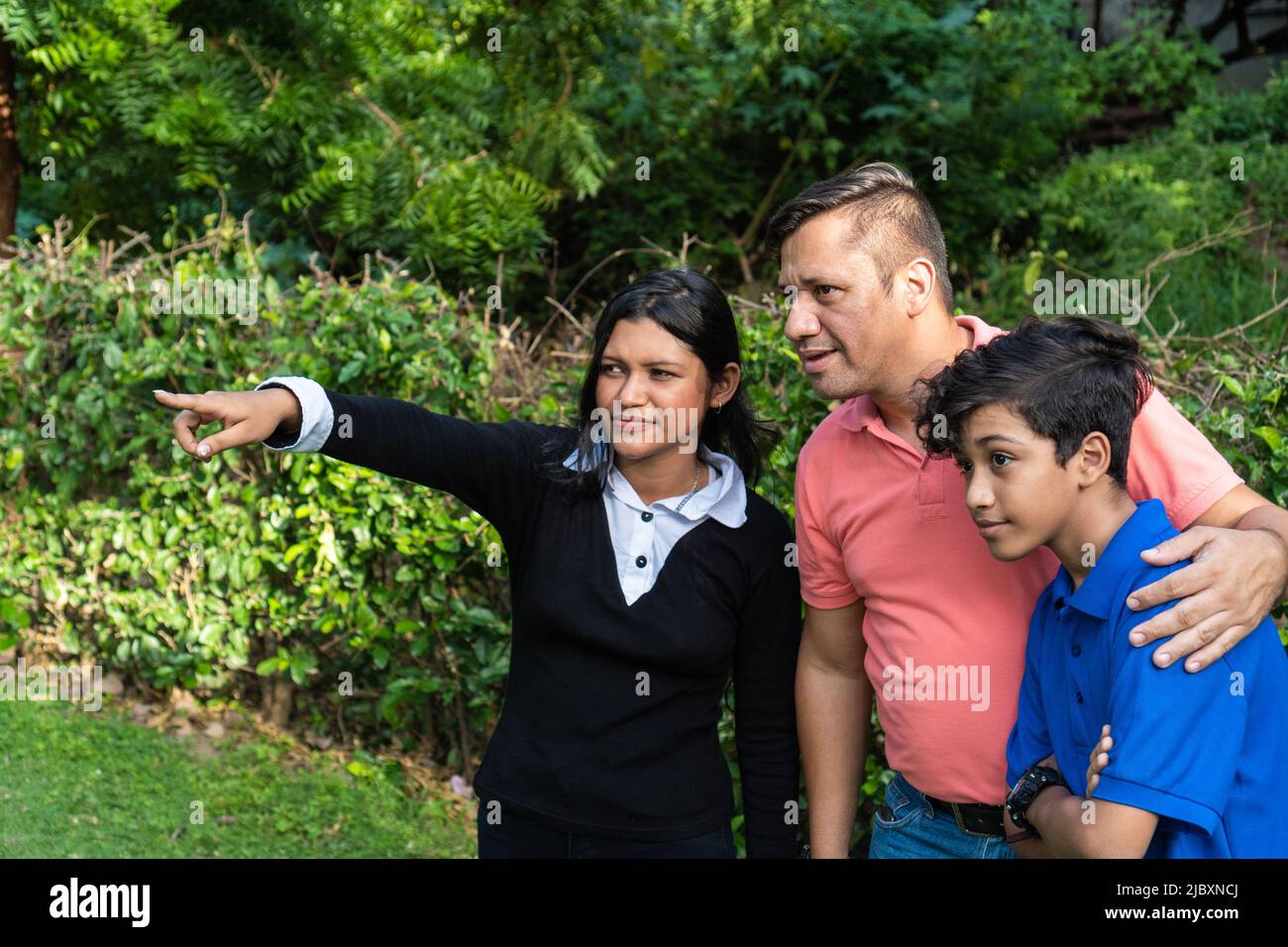 Latino children outdoors hi-res stock photography and images - Alamy