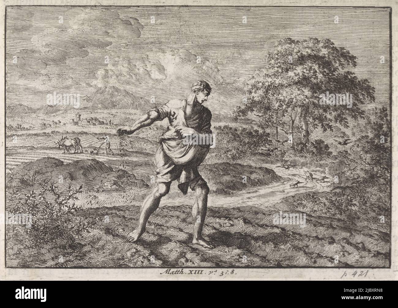 Parable of the Sower and the Kingdom of Heaven, print maker: Jan Luyken ...