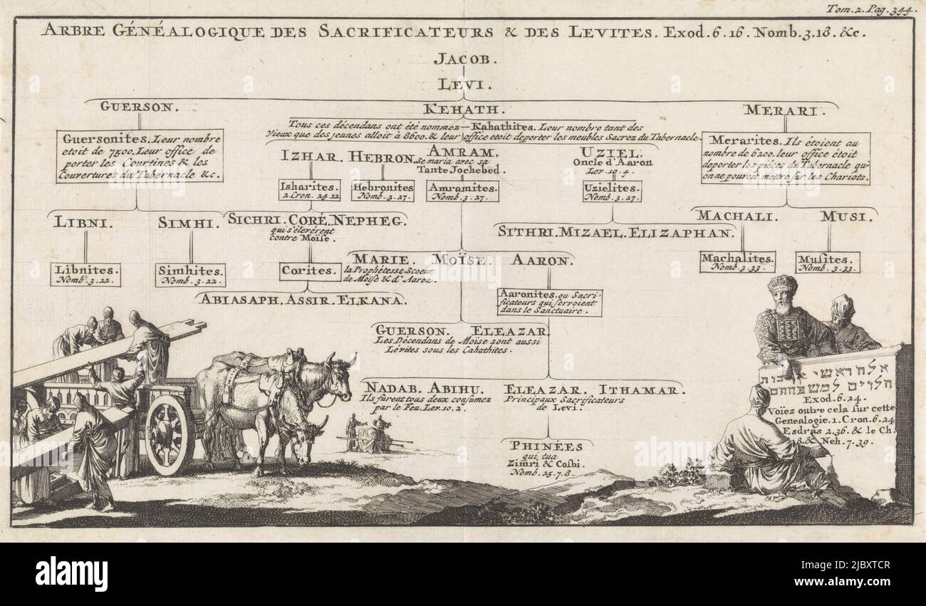 Family tree of the Levitical priesthood Arbre Généalogique des ...