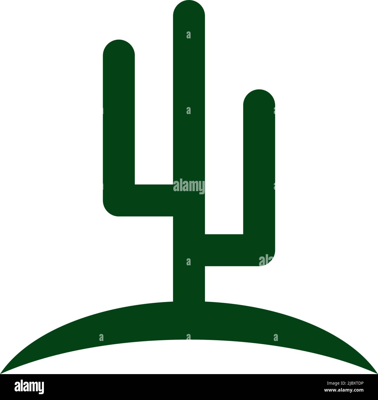 Cactus logo design inspiration vector template Stock Vector Image & Art ...
