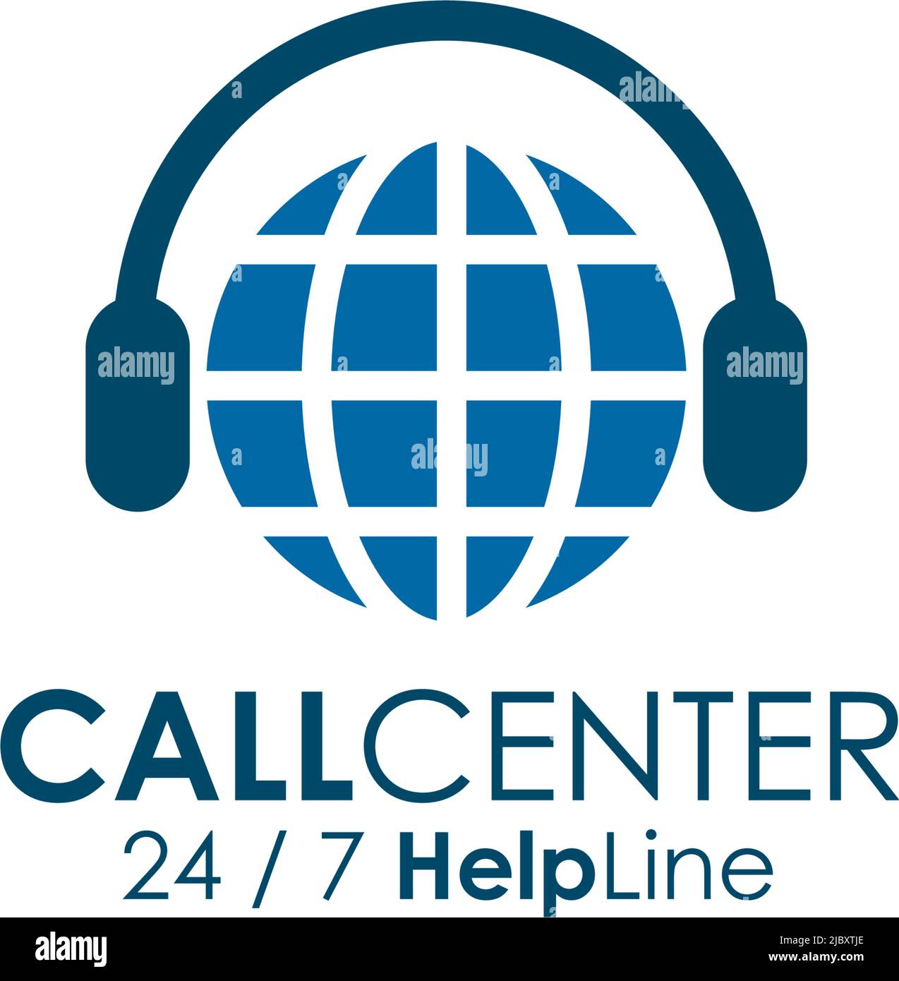 Customer care call center icon symbol logo design template Stock Vector ...