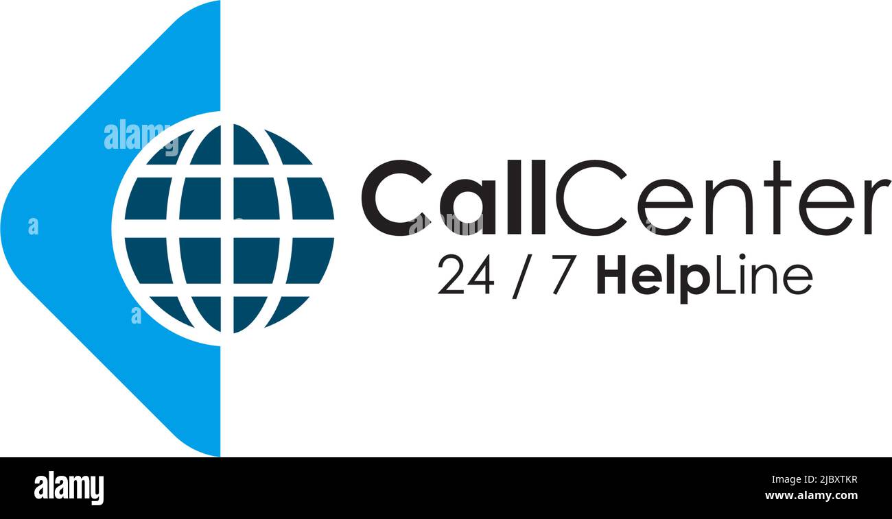 Customer care call center icon symbol logo design template Stock Vector ...