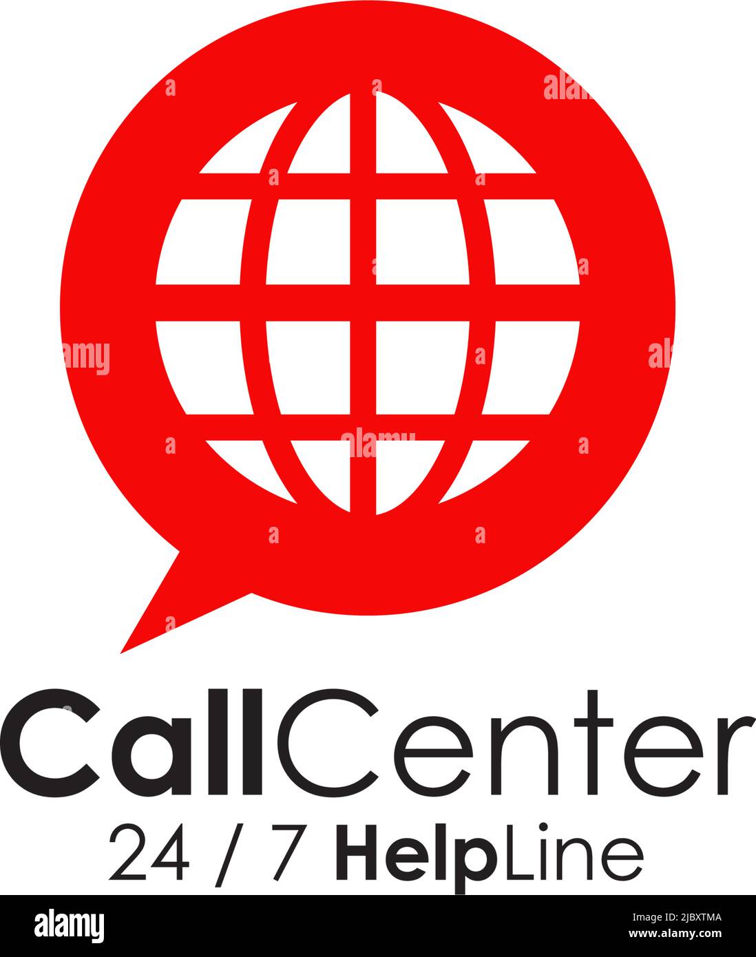 Customer care call center icon symbol logo design template Stock Vector ...