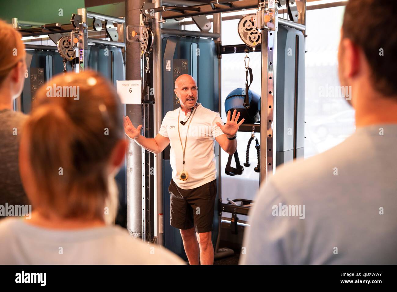 Male gym teacher hi-res stock photography and images - Alamy