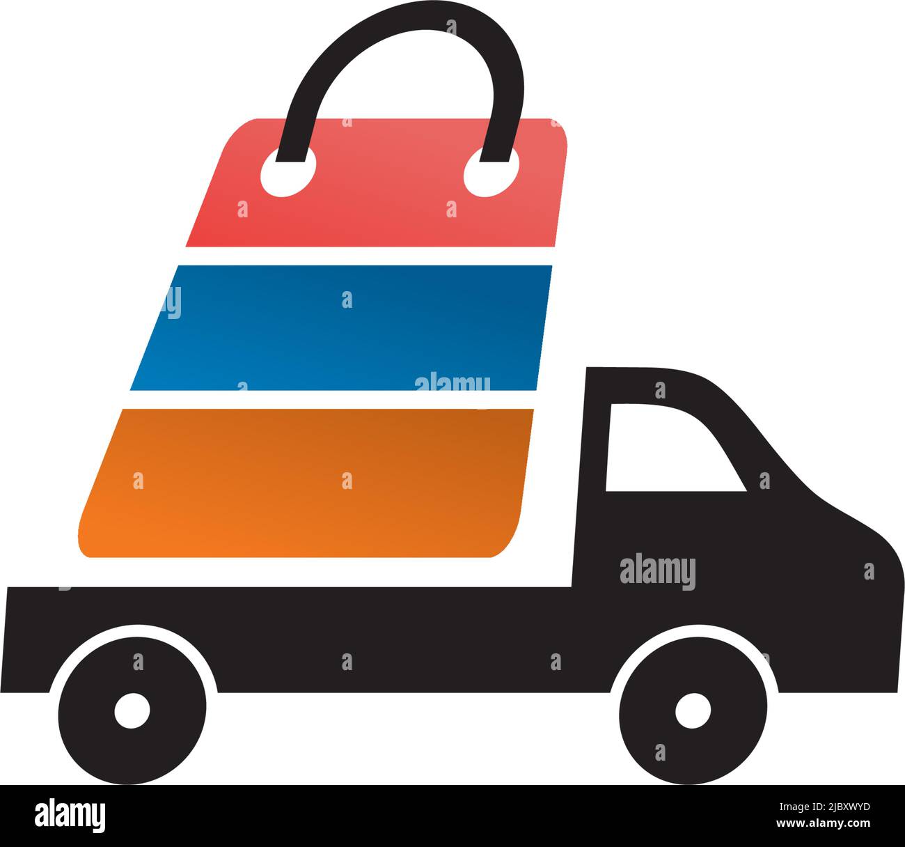 Delivery car logo design inspiration vector template Stock Vector Image ...
