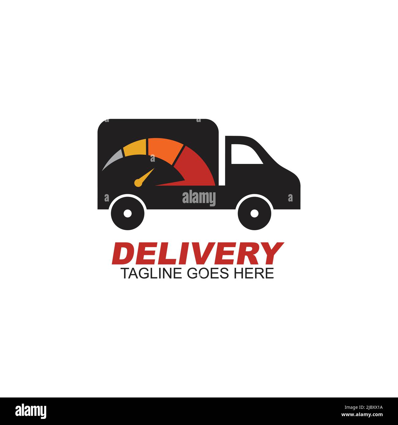 Delivery car logo design inspiration vector template Stock Vector Image ...