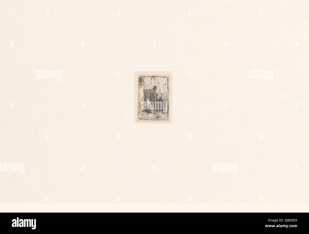 Rag picker, print maker: Charles Emile Jacque, (attributed to), France ...