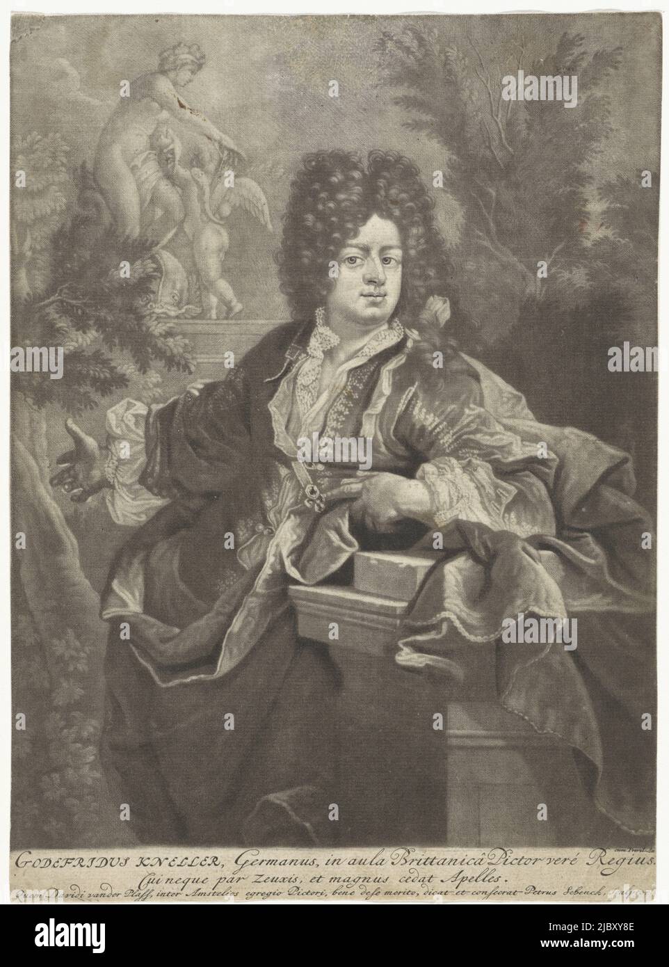 Painter gottfried kneller stands hi-res stock photography and images ...