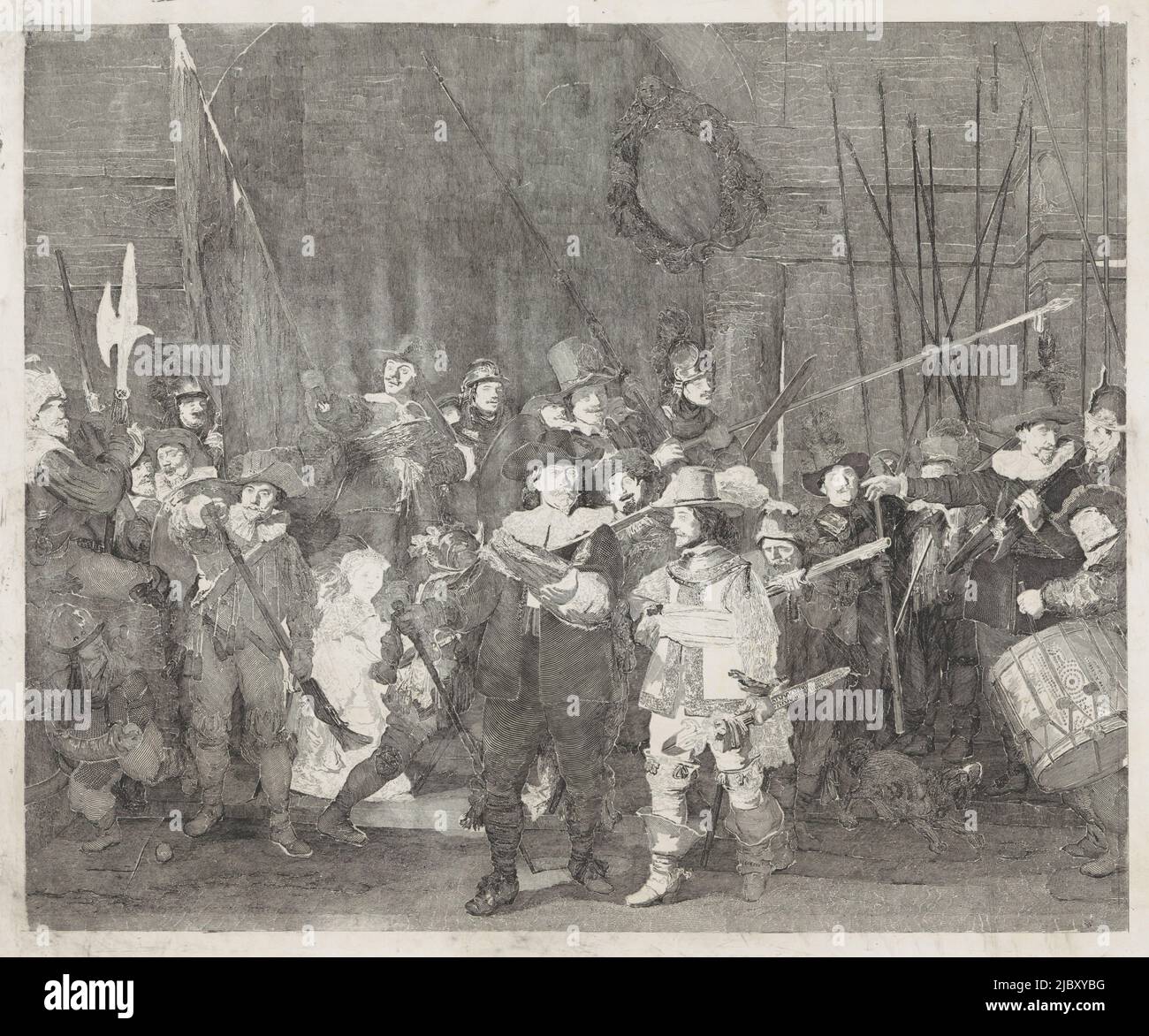The corporal company of Captain Frans Banninck Cocq and Lieutenant ...