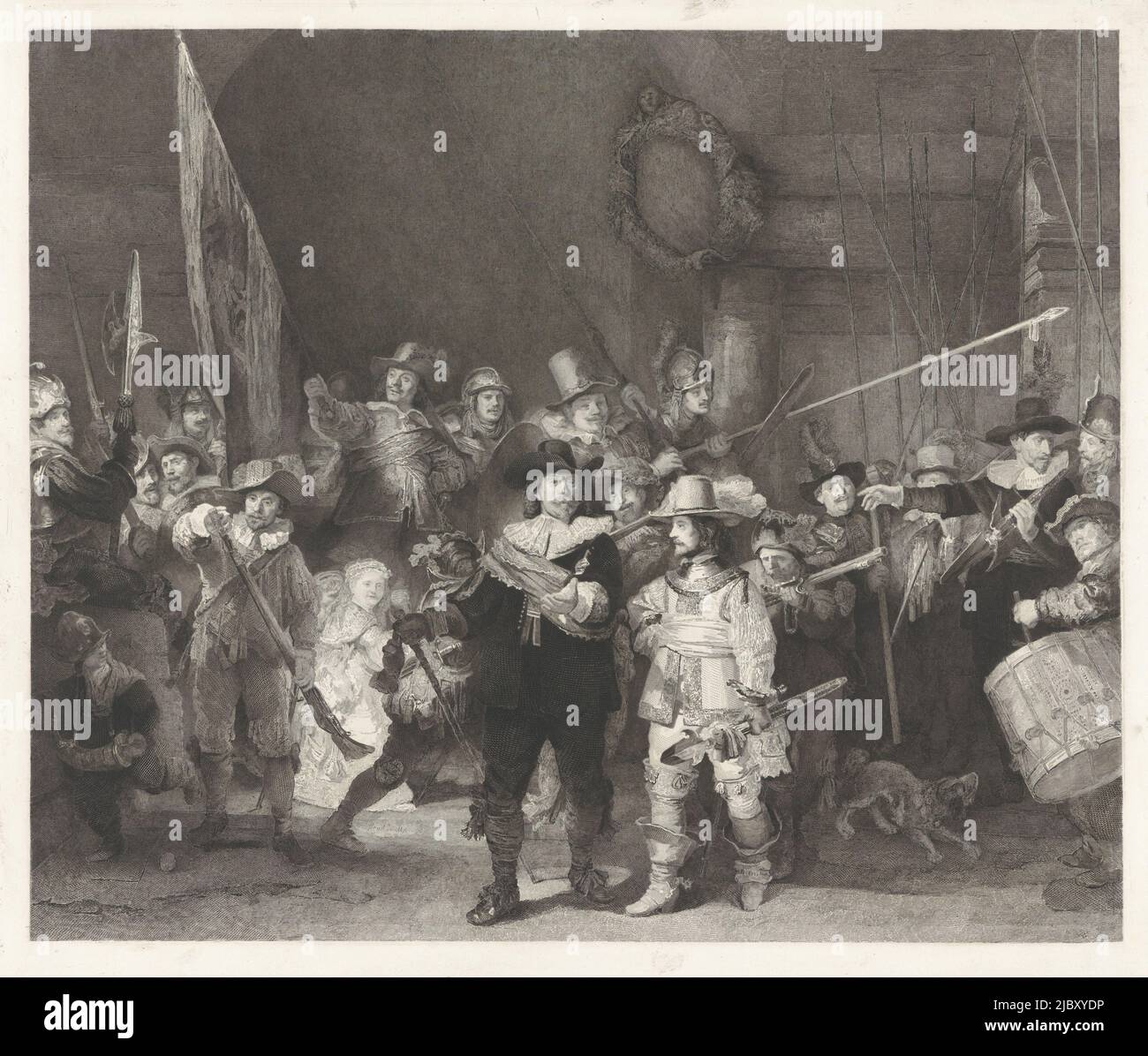 The corporal company of Captain Frans Banninck Cocq and Lieutenant ...
