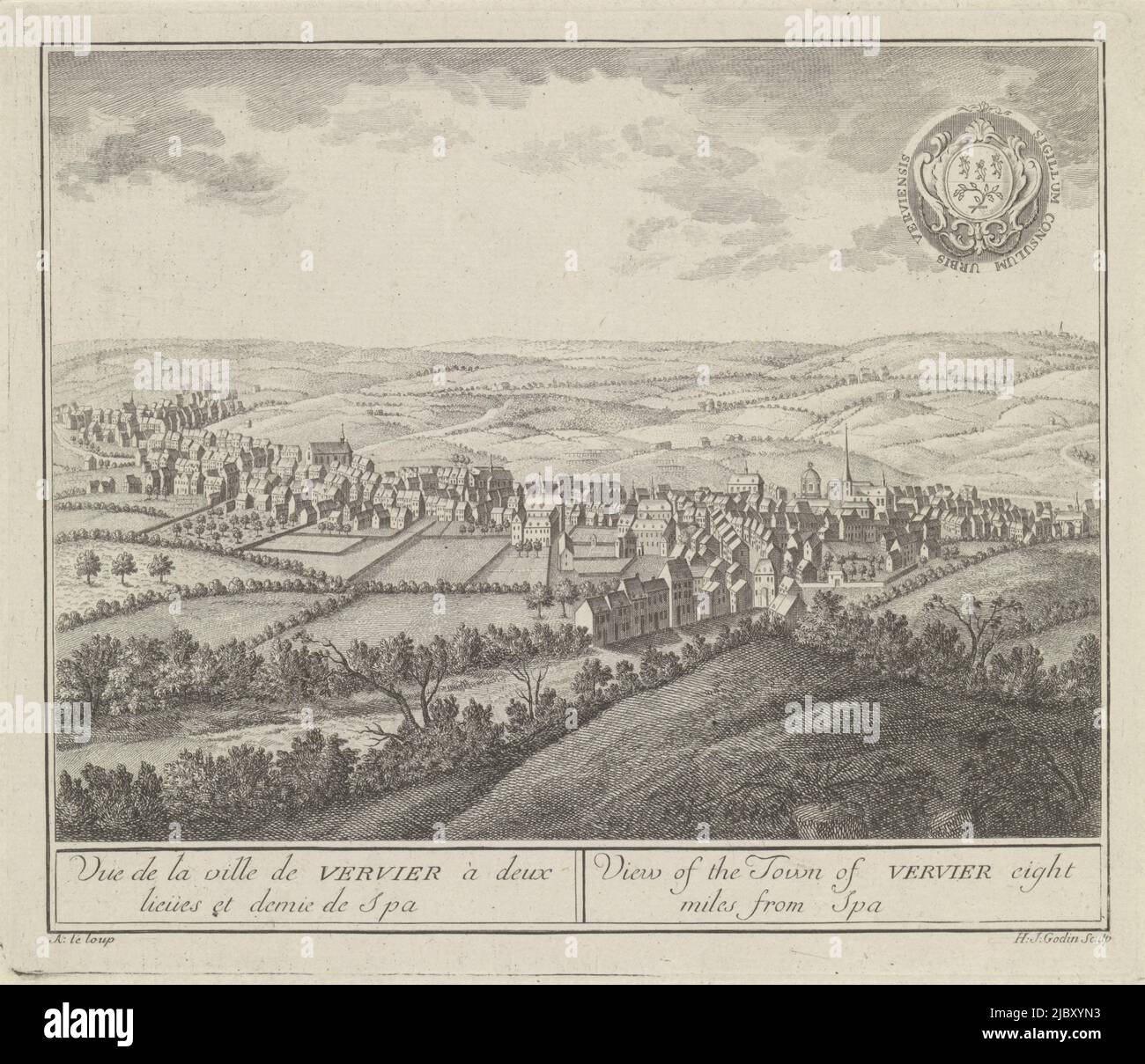 Verviers vue de la ville vervier deux lie hi-res stock photography and ...