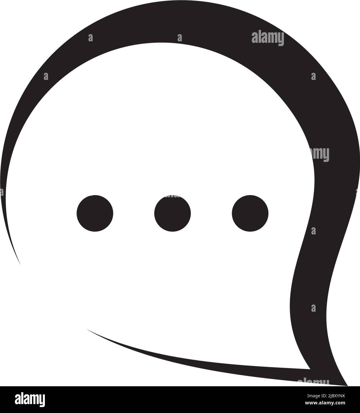 Bubble chat icon logo design inspiration vector template Stock Vector ...