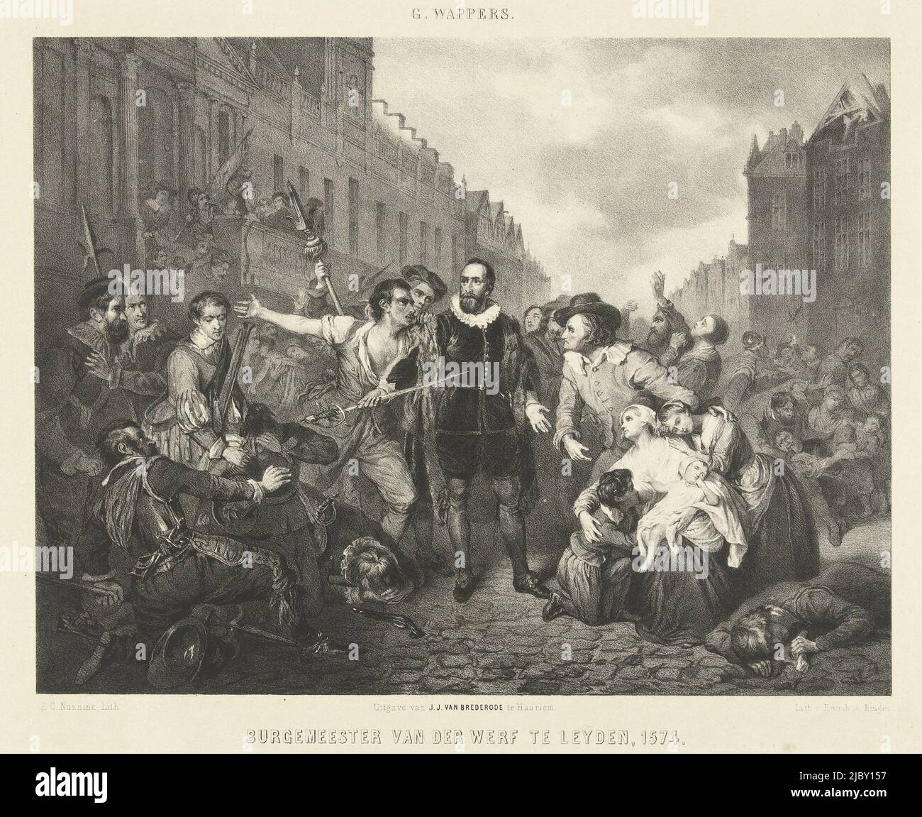 The self-sacrifice of mayor Pieter van der Werff during the siege of ...