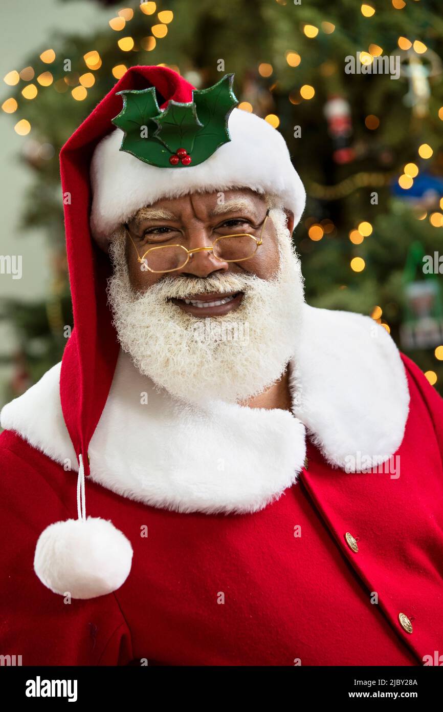 Black Santa Claus Background