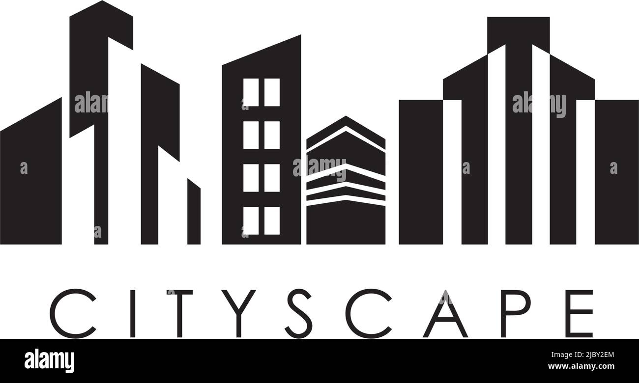 Cityscape logo design inspiration vector template Stock Vector Image ...
