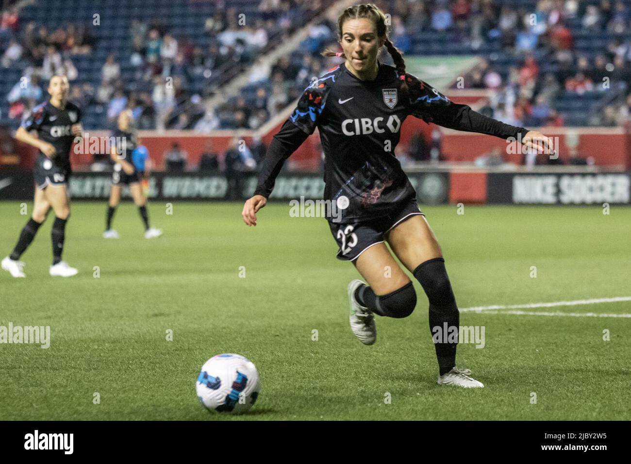 Tatumn Milazzo (23 Chicago Red Stars) in action during the NWSL ...