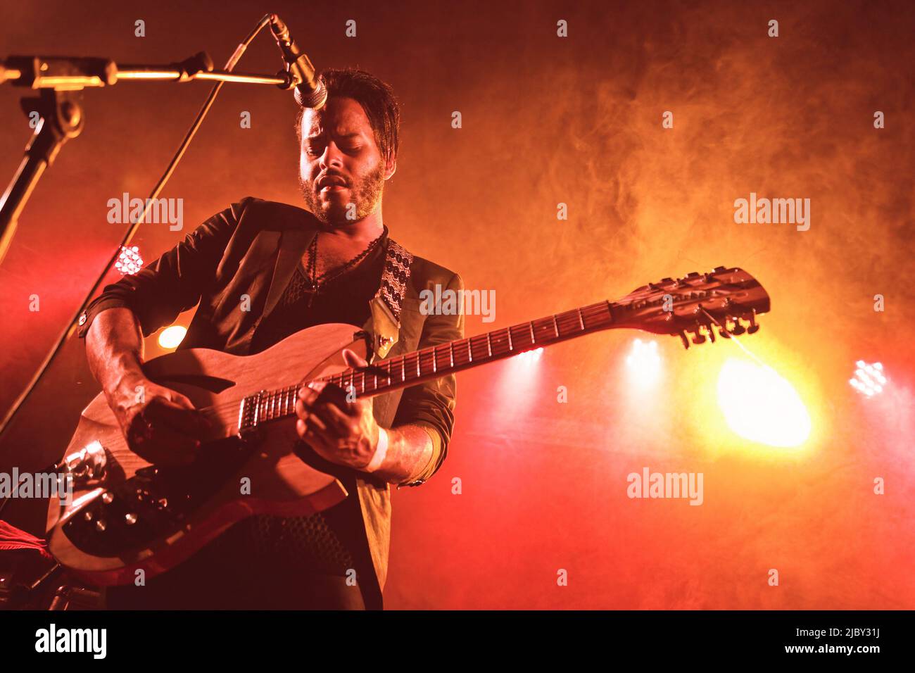 George Lewis Jr better known by his stage name Twin Shadow performs on ...