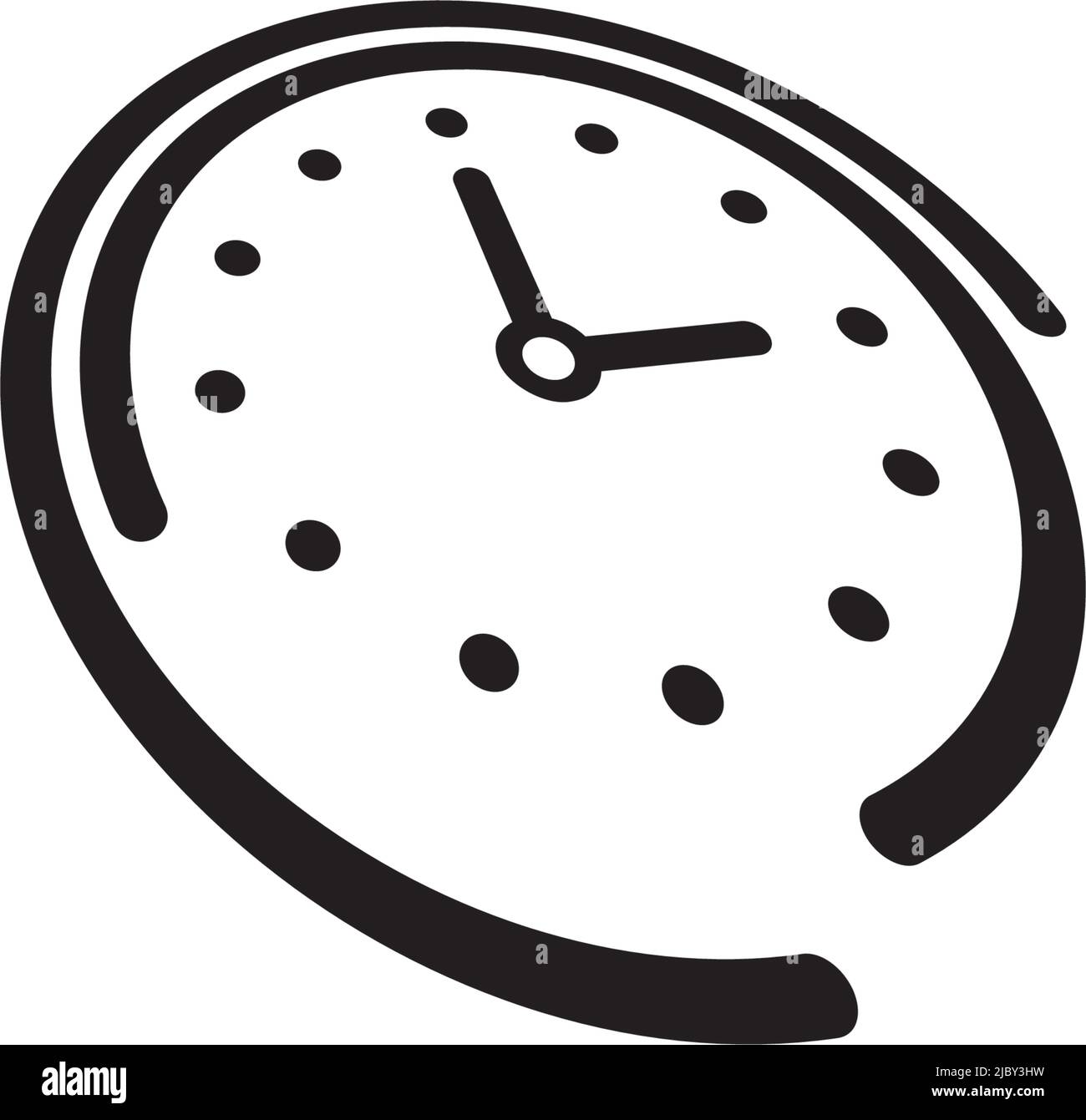Clock icon logo design vector illustration template Stock Vector Image ...