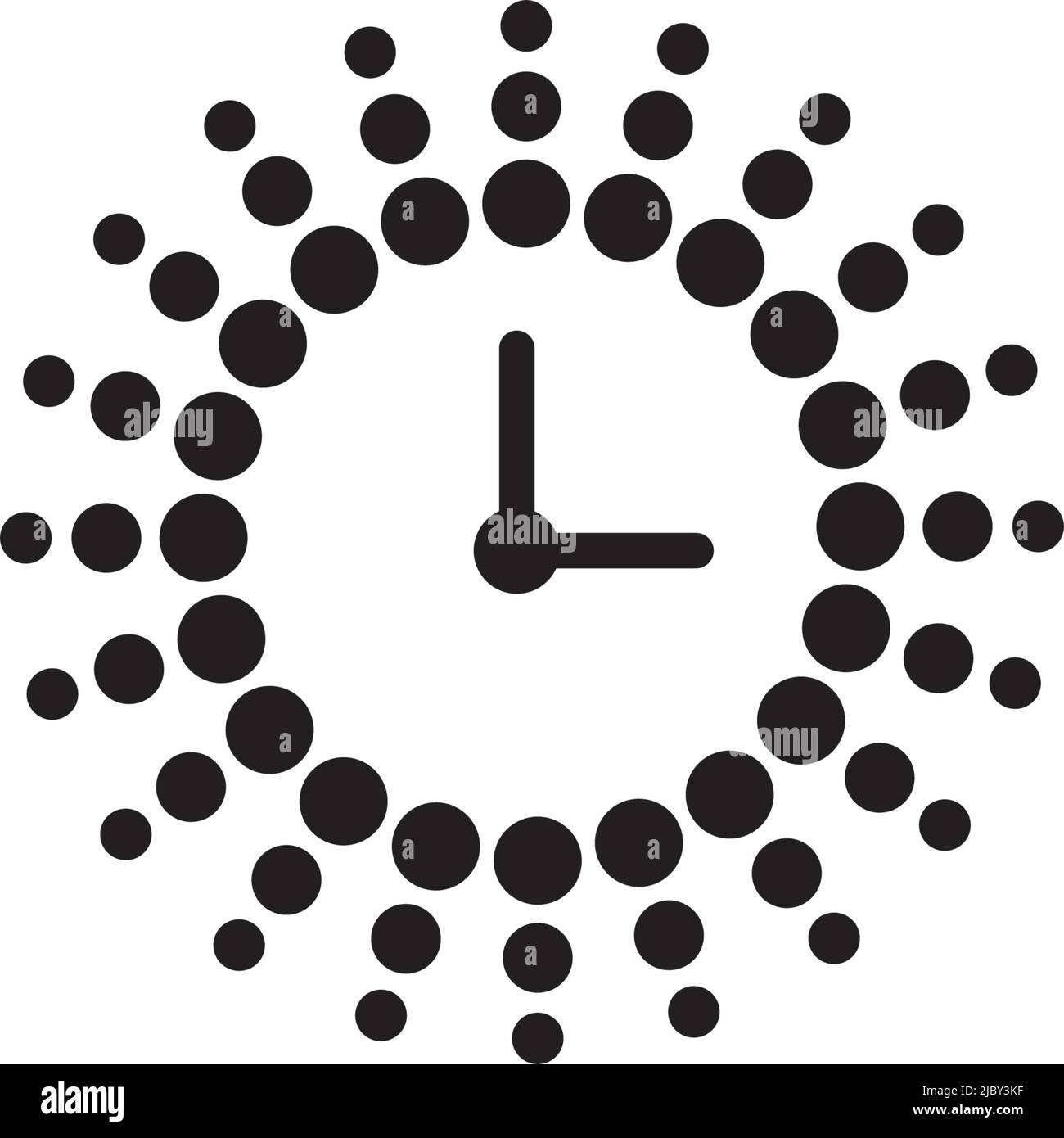 Clock icon logo design vector illustration template Stock Vector Image ...