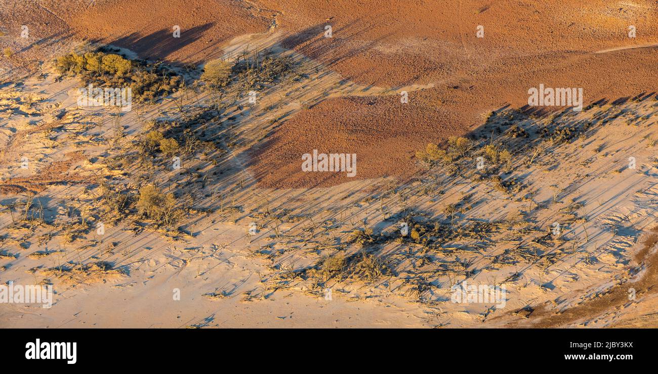 Dry arid landscape from central South Australia. Aerial images over the ...