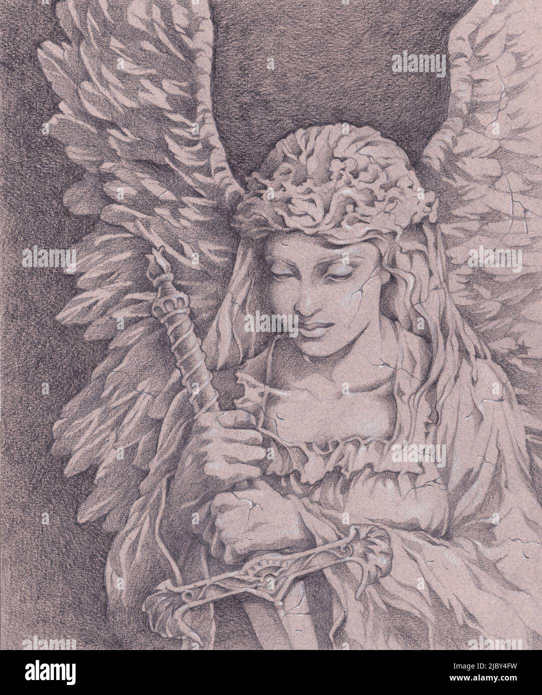 Baby Angel Pencil Drawings