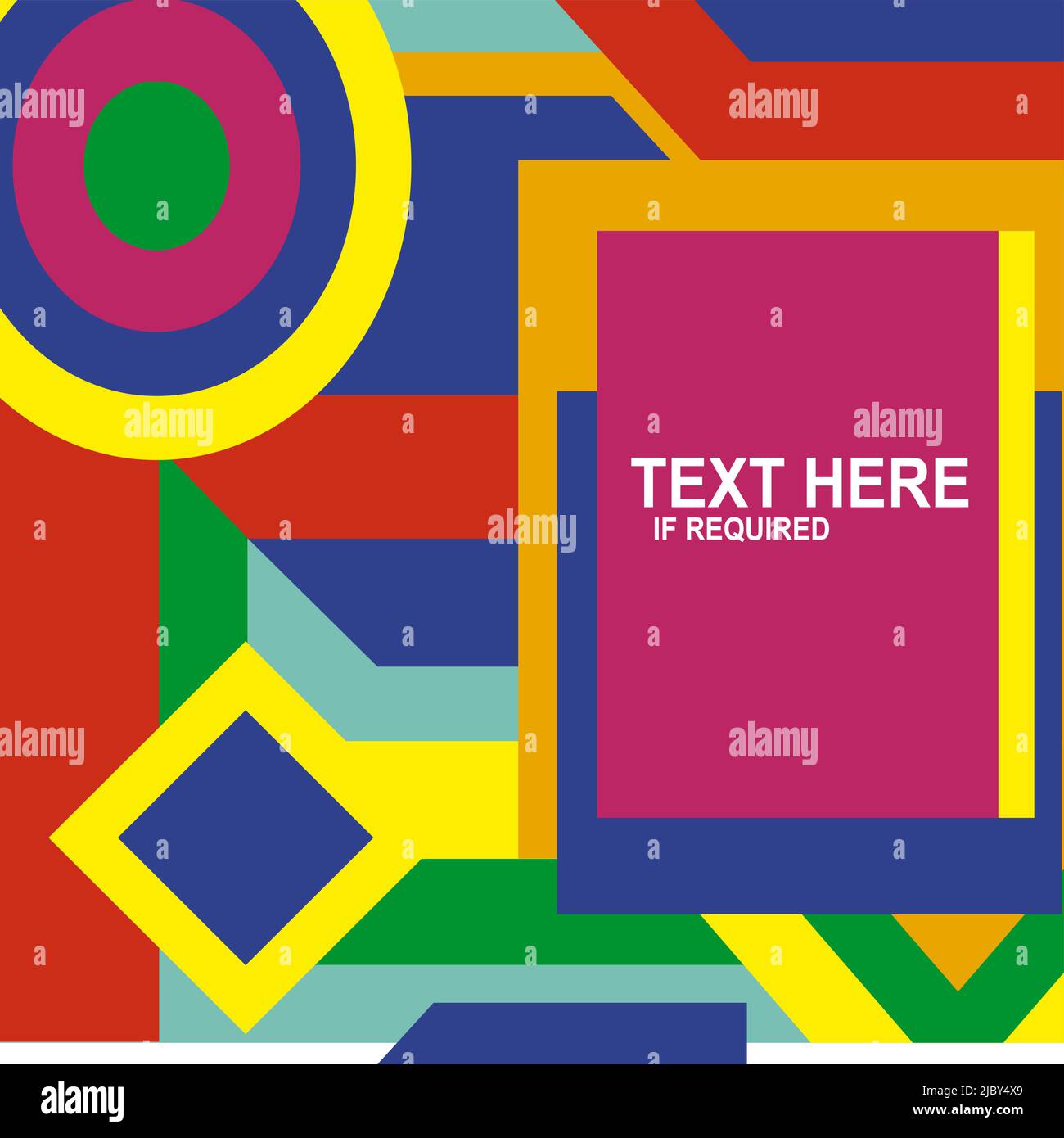 Colorful memphis style background abstract template design illustration ...