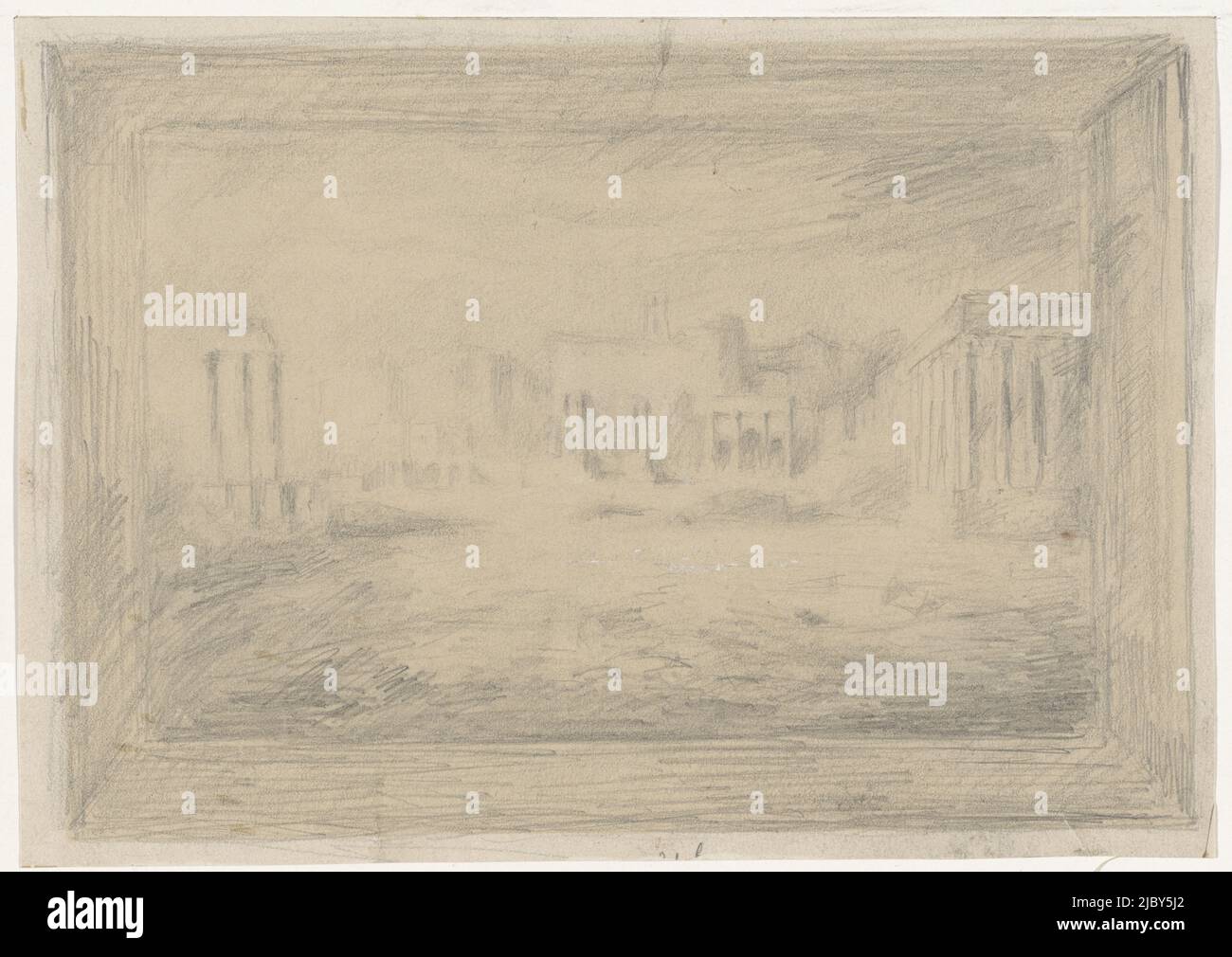 Forum Romanum, Thomas Cool, 1861 - 1904, draughtsman: Thomas Cool, 1861 ...