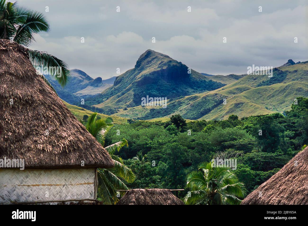 Navala Village in the hills of Fiji Stock Photo - Alamy