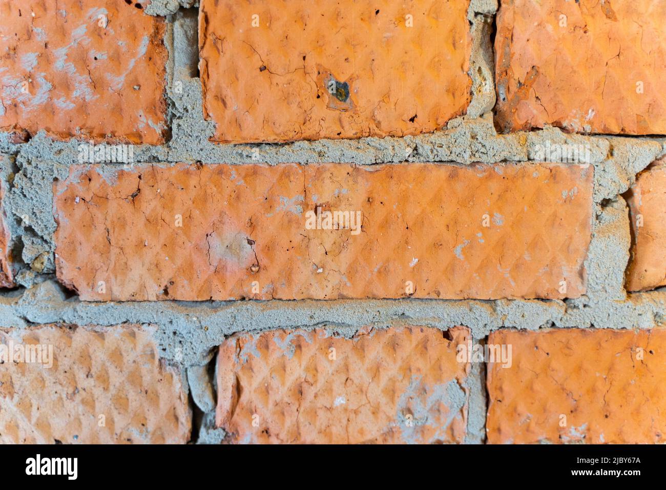 Old brick wall close-up. Brickwork background of textured bricks Stock ...