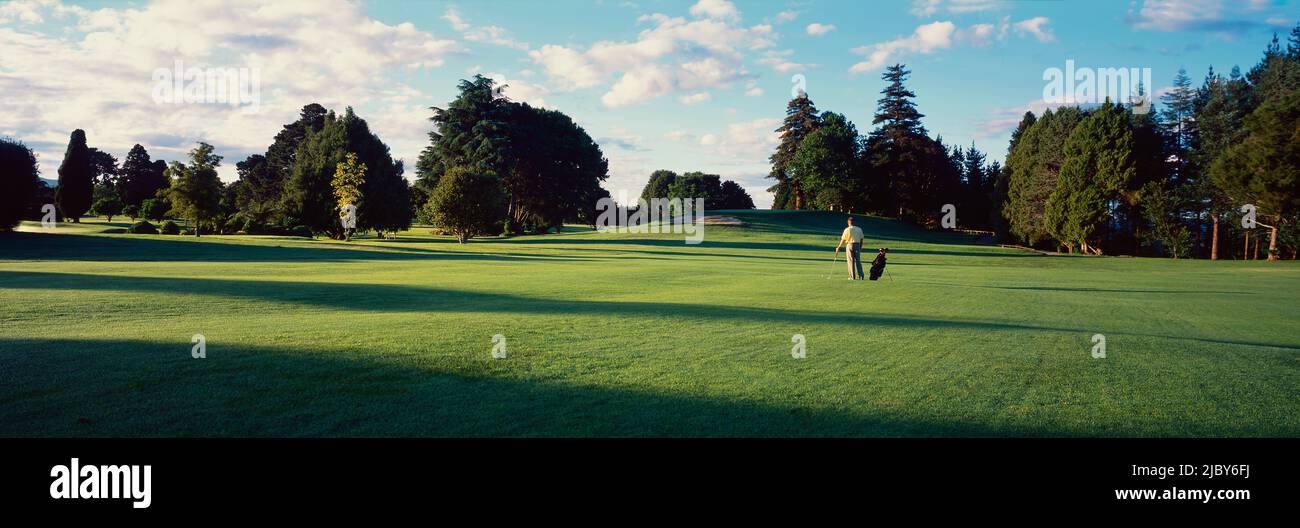 Golf player preparing shot hi-res stock photography and images - Alamy