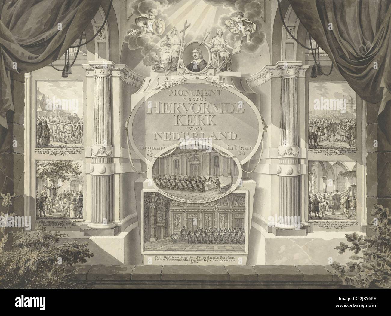 Monument to the Reformed Church of the Netherlands, from 1566, Daniël ...